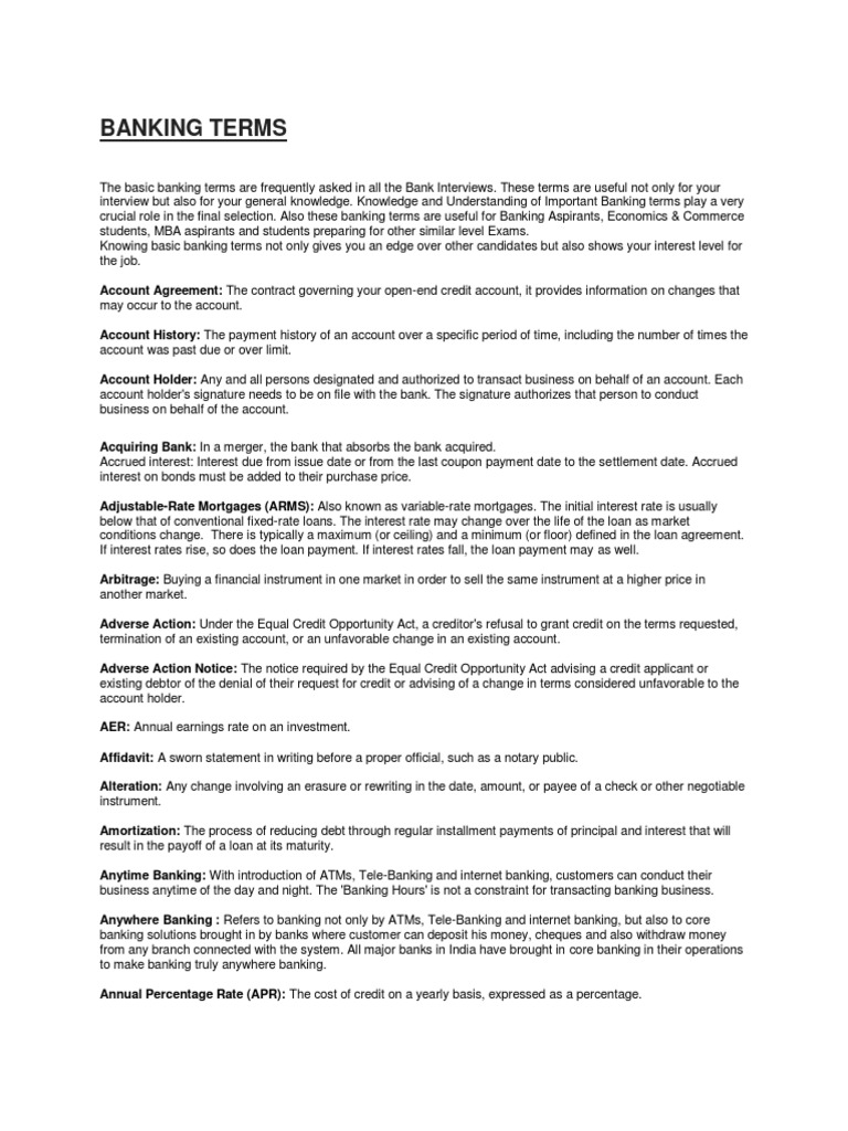 Banking and Marketing Terms | PDF | Bonds (Finance) | Securities (Finance)