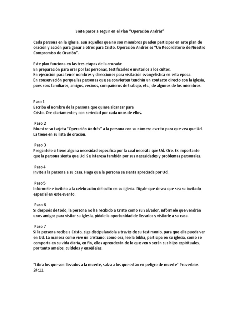 Operacion Andres | PDF
