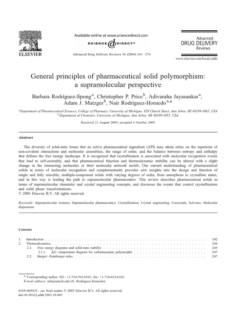 Poli Morfi Smo | PDF | Molecules | Nucleation
