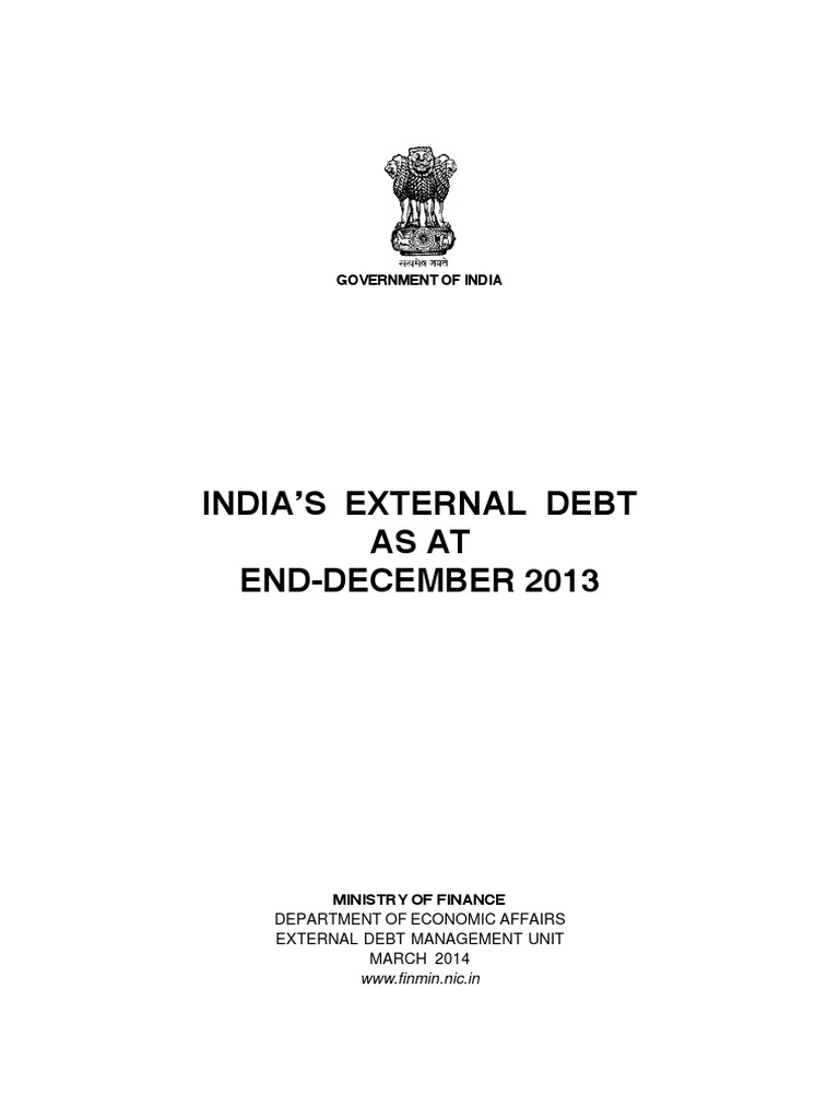 External Debt QDEC2013 | PDF | Special Drawing Rights | External Debt