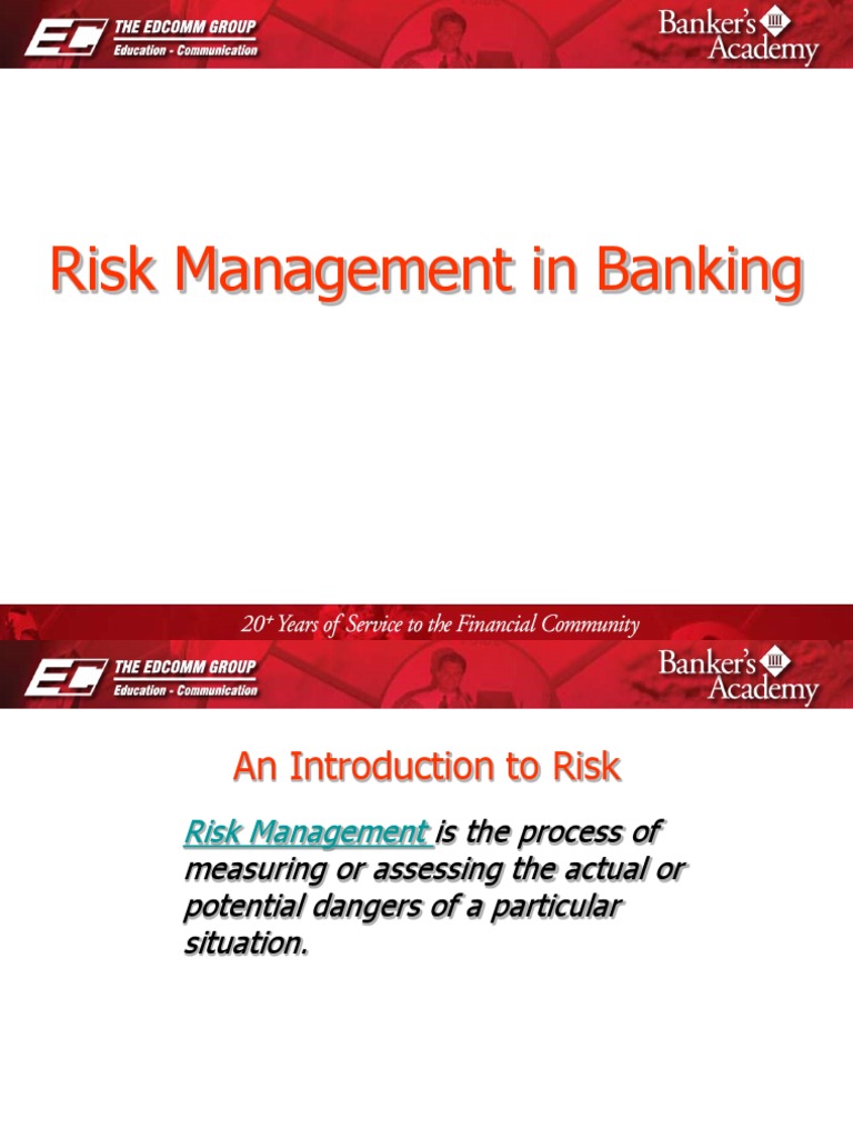 Risk Management in Banking | PDF | Credit (Finance) | Credit Risk