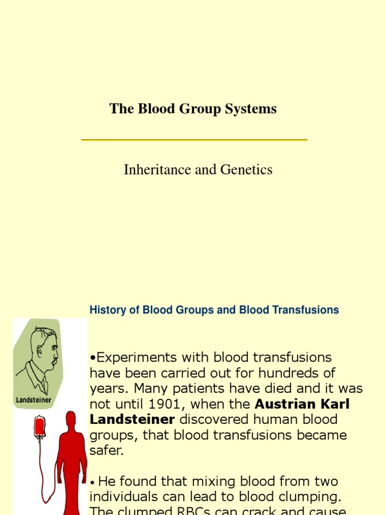 Karl Landsteiner's Groundbreaking Discovery: A Comprehensive Review of ...