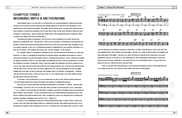 Chapter Three: Working With A Metronome | PDF | Elements Of Music ...