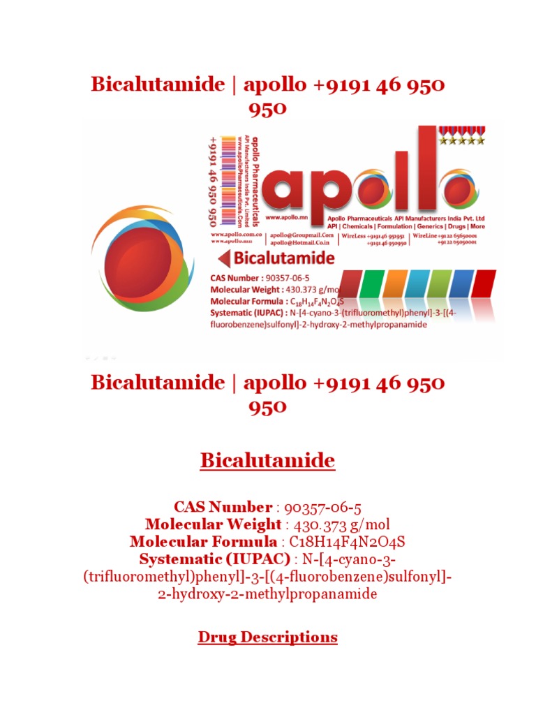 Bicalutamide | Prostate Cancer | Drugs