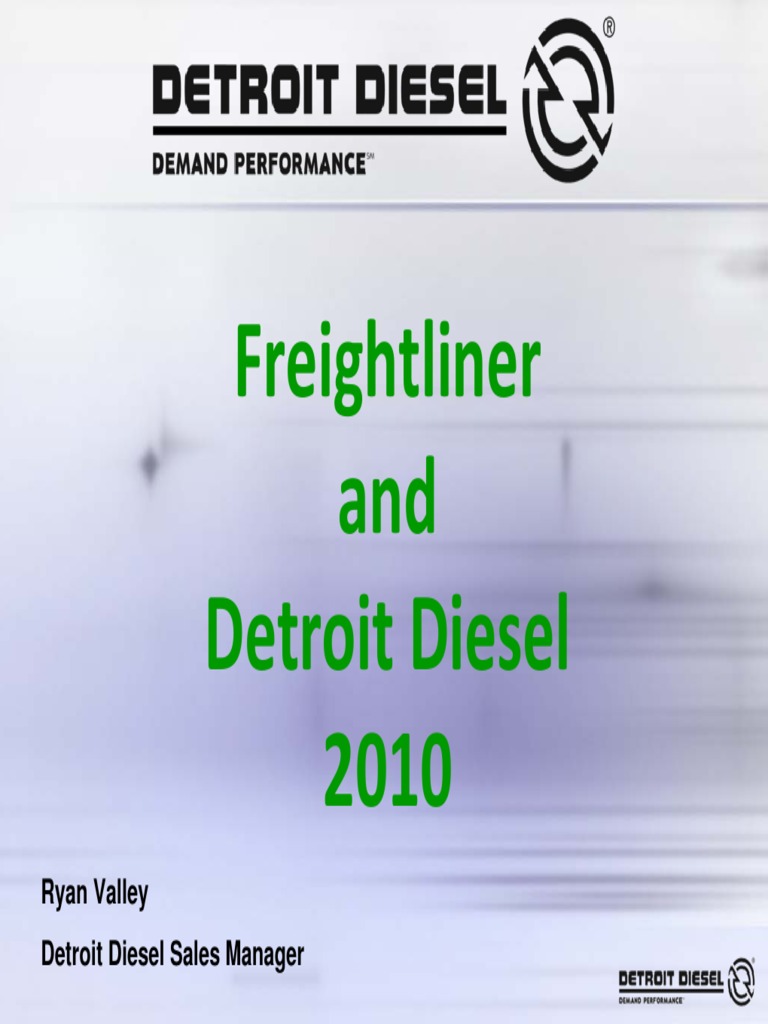 2010tech DetroitDieselandFreightliner DieselTech | PDF | Exhaust Gas | N Ox