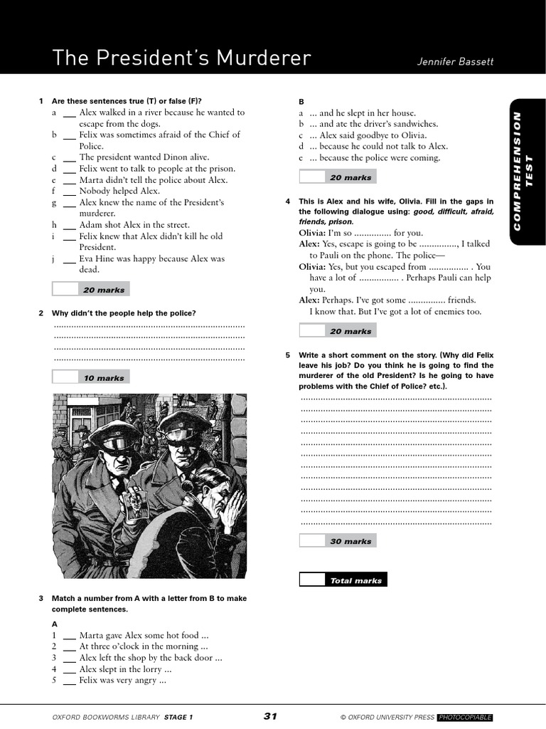 Title The President's Murderer: Author Jennifer Bassett | PDF