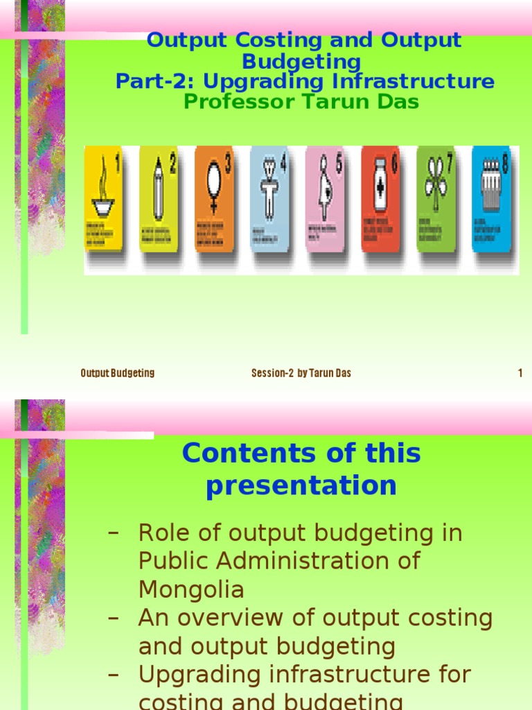 Upgrading Systems For Output Budgeting by Tarun Das | PDF | Budget | System