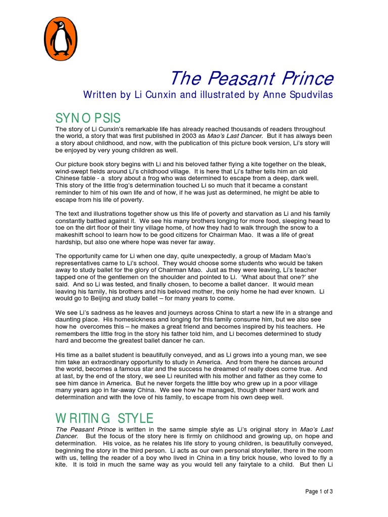 Peasant Prince - Basic Notes | PDF | Mao Zedong