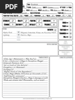 Mutants and Masterminds Third Edition Character Sheet | PDF