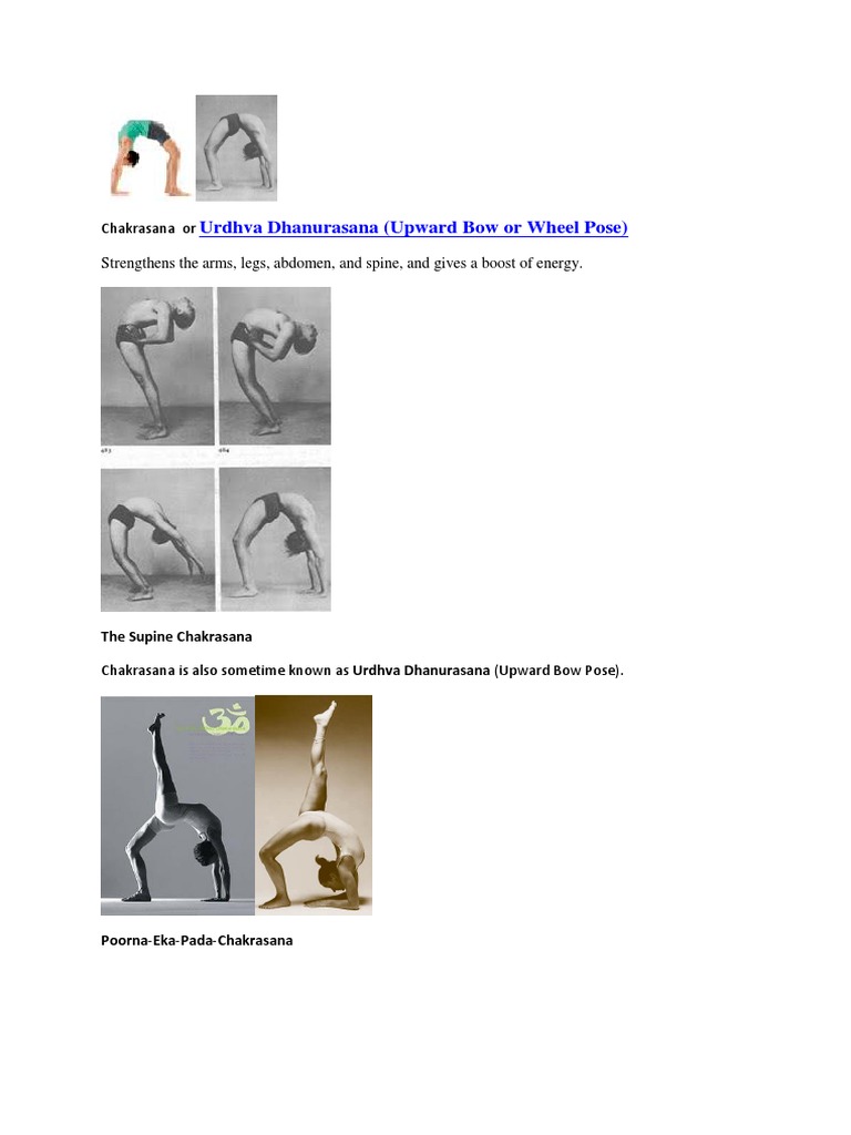 Yoga Pose Guide: Chakrasana | PDF