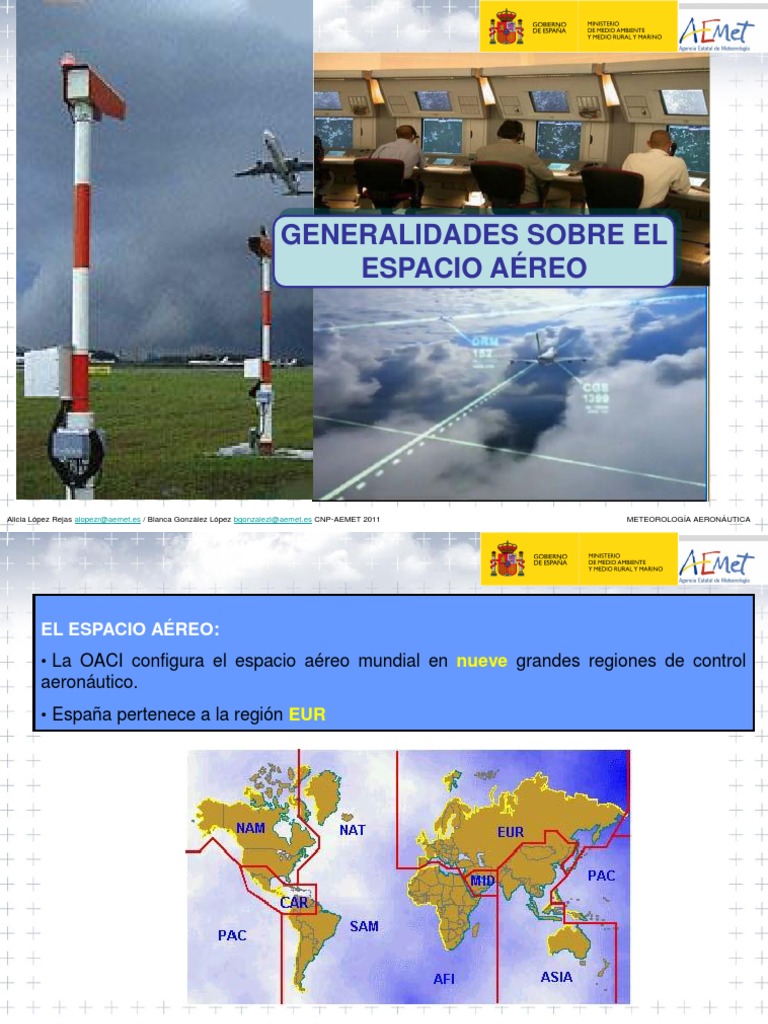 Generalidades Sobre El Espacio Aereo | PDF | Control de tráfico aéreo ...