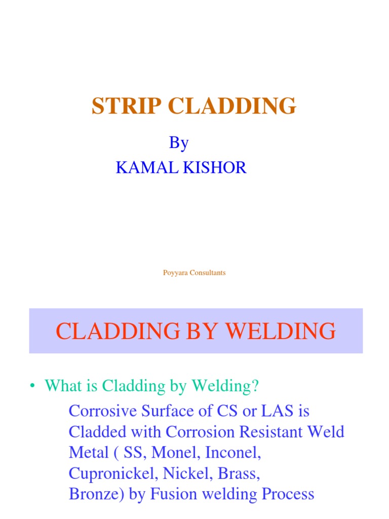 Strip Clading | Download Free PDF | Welding | Construction