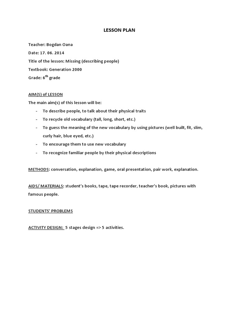 Lesson Plan 2 | PDF | Lesson Plan | Semiotics