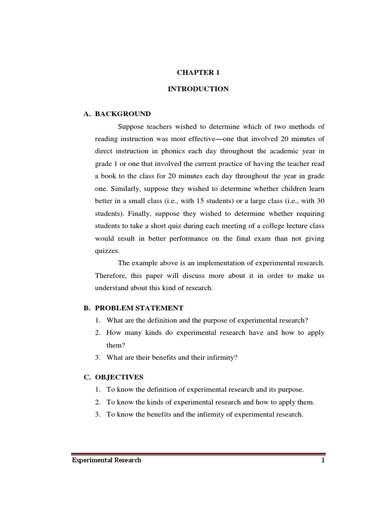 Experimental Research | PDF | Experiment | Scientific Control