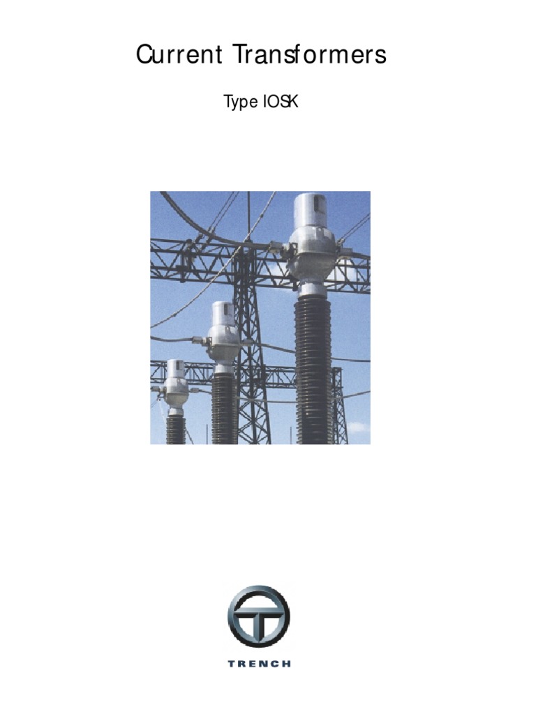 Current Transformer Iosk 1 | PDF | Transformer | Insulator (Electricity)