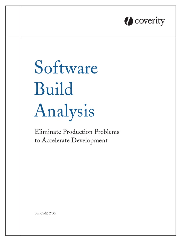 Coverity Software Build Analysis | PDF | Compiler | Source Code