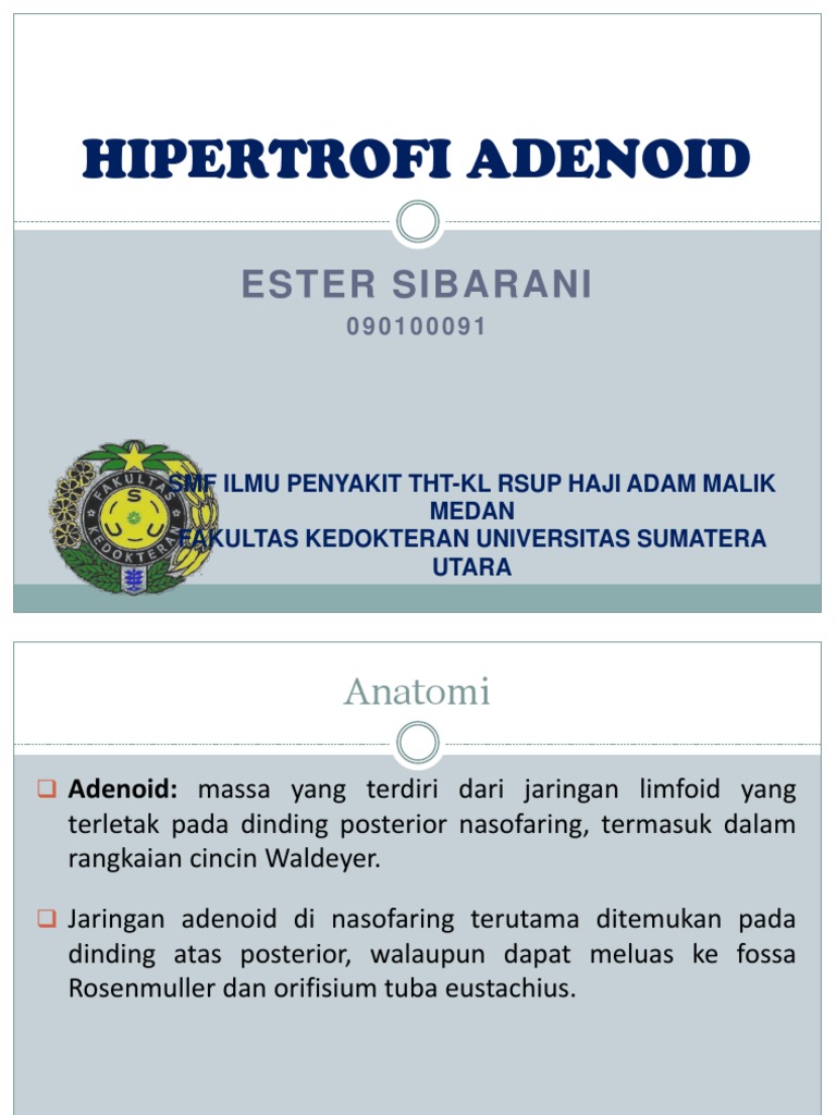 Hipertrofi Adenoid | PDF