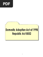 Domestic Adoption Act of 1998 Overview | PDF | Adoption | Legal Guardian