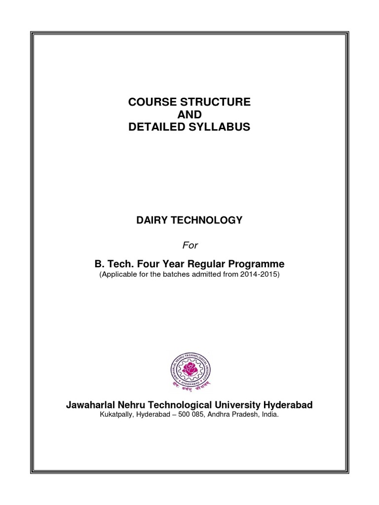 B Tech in Dairy Technology | PDF | Pointer (Computer Programming) | Matrix (Mathematics)