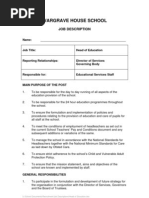 Matron Job Description and Responsibilities | PDF | Housekeeping ...