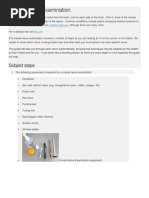 Cranial Nerves Examination Checklist | PDF | Human Head And Neck ...