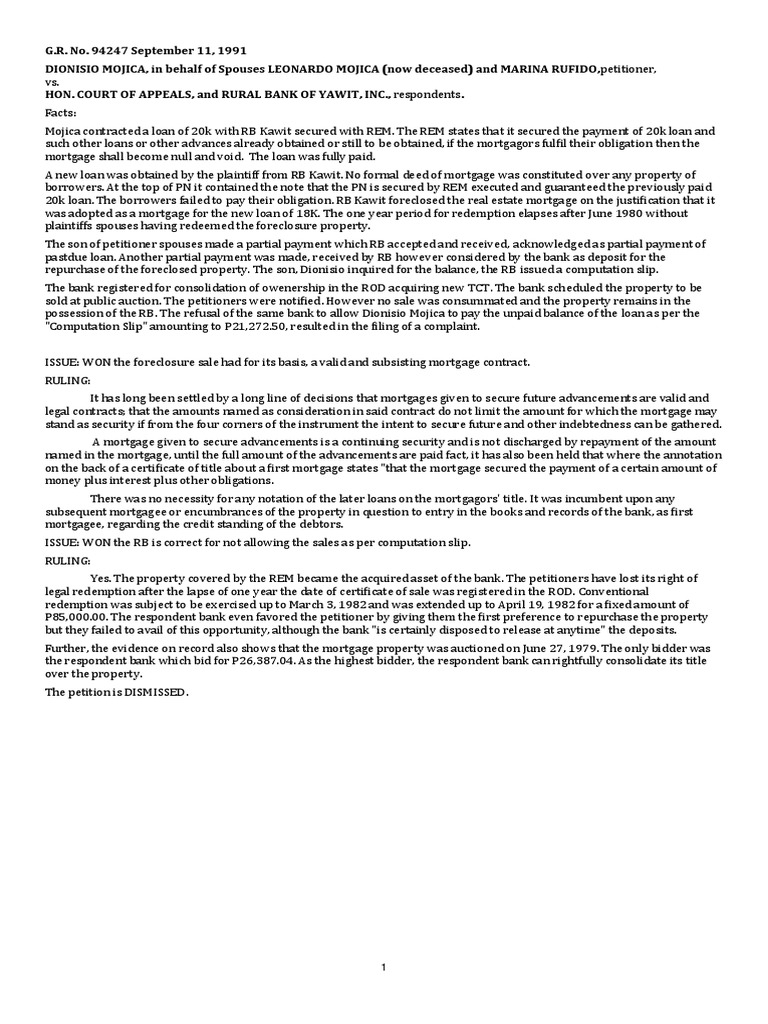 Credit Digest | PDF | Mortgage Law | Foreclosure