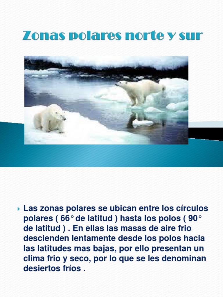 Características de las Zonas Polares | PDF | Ciencias de la Tierra ...