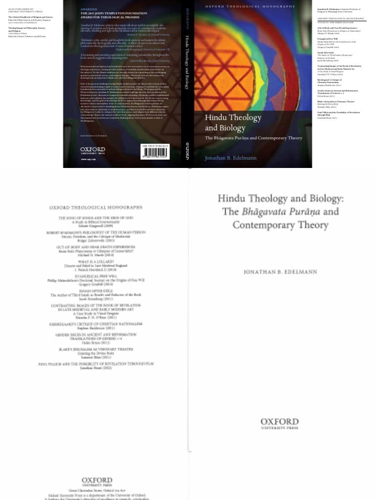 2012 Edelmann, Jonathan - Hindu Theology and Biology | PDF | Theology ...