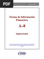 Nif A8 PDF | PDF | normas internacionales de INFORMACION FINANCIERA | Empresas