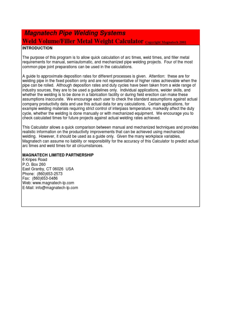 Weld Calculations | PDF | Welding | Construction