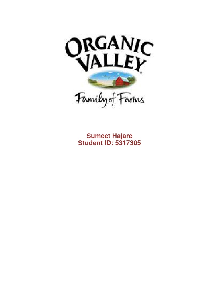 Organic Valley (Marketing) | PDF | Organic Foods | Marketing