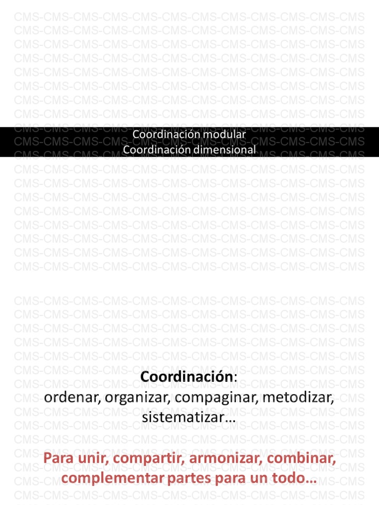 A Comprehensive Glossary of Terms Related to Modular Coordination in ...