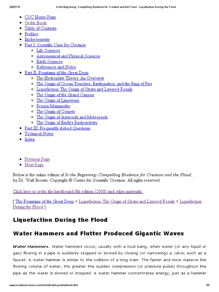 In The Beginning - Compelling Evidence For Creation and The Flood ...