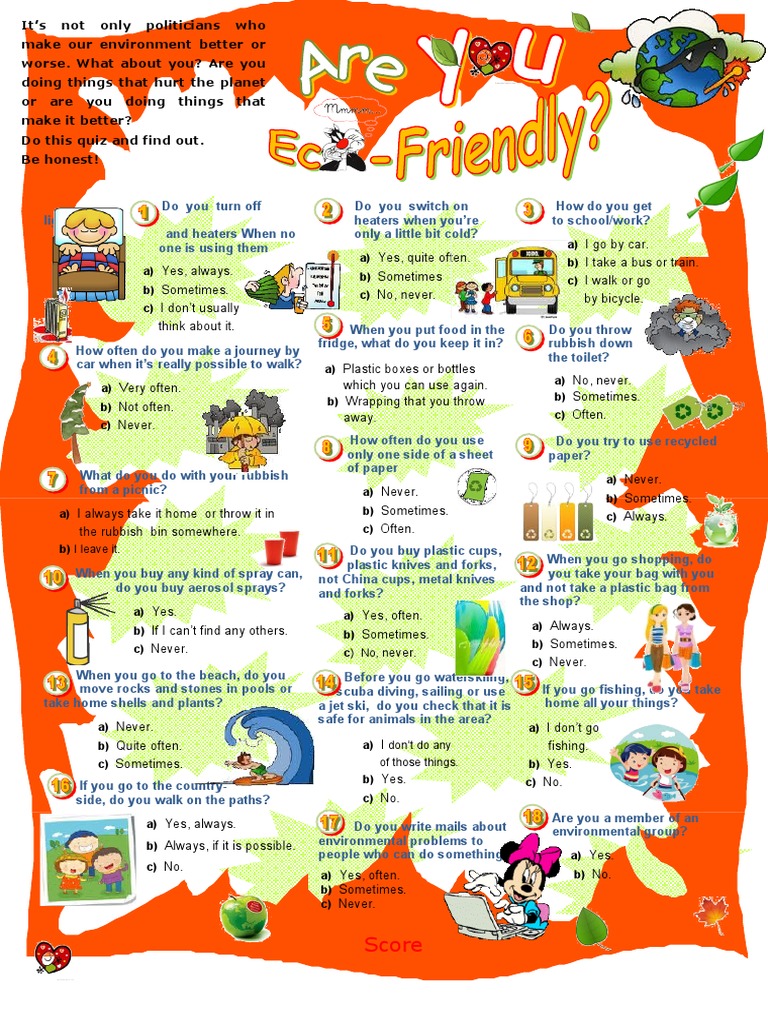 Are You Eco Friendly | PDF | Carbon | Greenhouse Effect