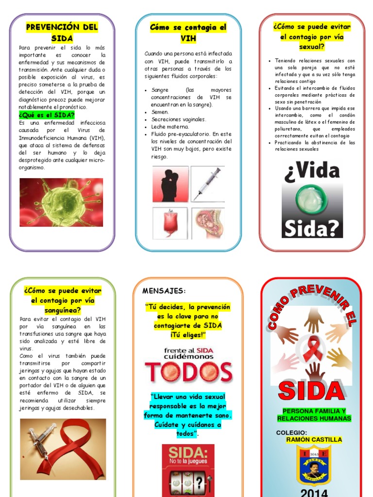Triptico SIDA | PDF