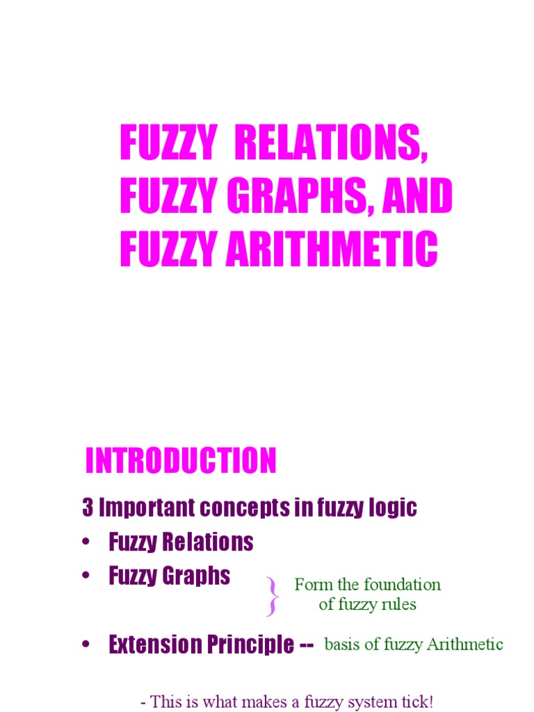 Fuzzy Relations | PDF | Fuzzy Logic | Function (Mathematics)