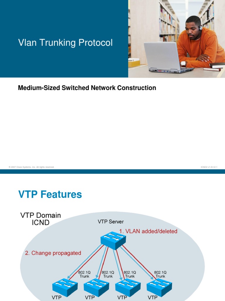 Vlan Trunking Protocol: Medium-Sized Switched Network Construction ...