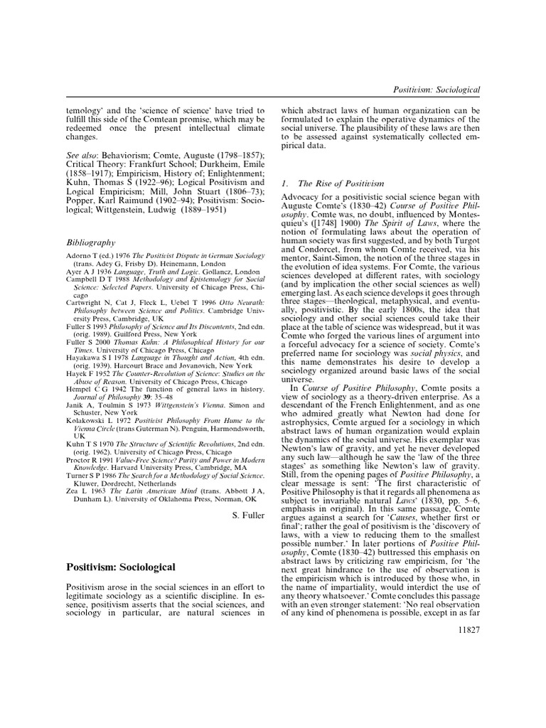 1.2 Pozitivismul | PDF