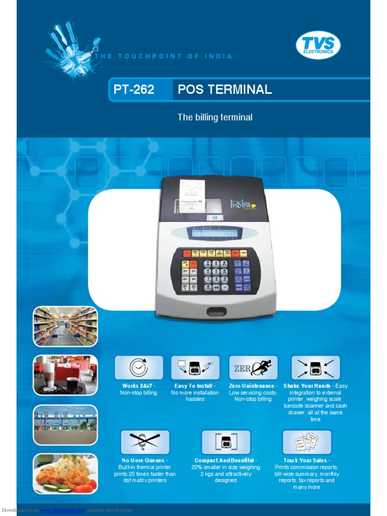 Pos Terminal Pt262 | PDF | Point Of Sale | Computer Hardware