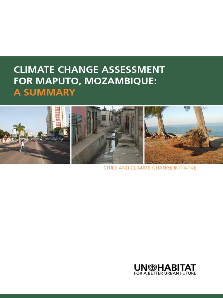 Climate Change Assessment For Maputo, Mozambique | PDF | Flood ...