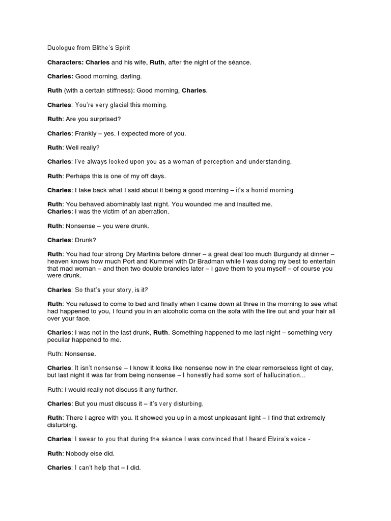 Duologue From Blithe