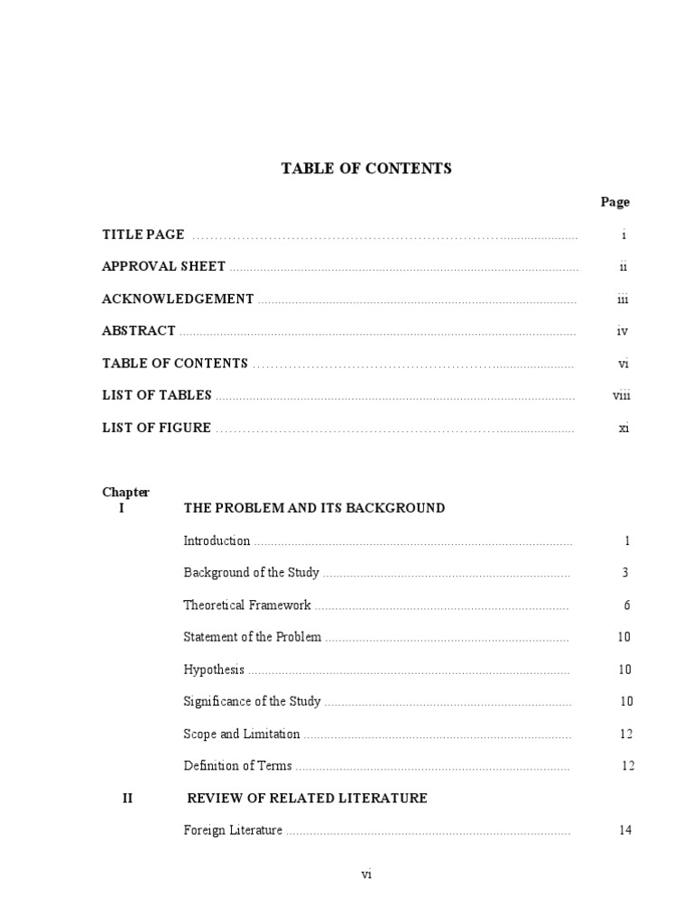 Table of Contents | PDF | Methodology | Scientific Method