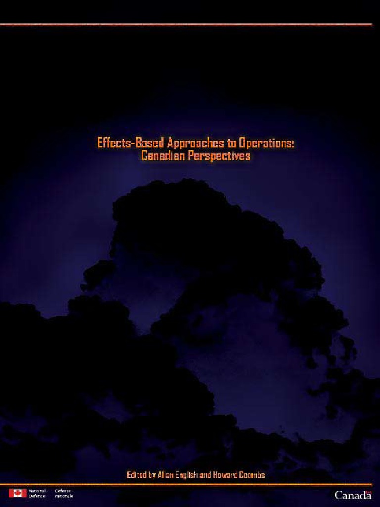 Effects-Based Approaches To Operations-Canadian Perspectives | PDF ...