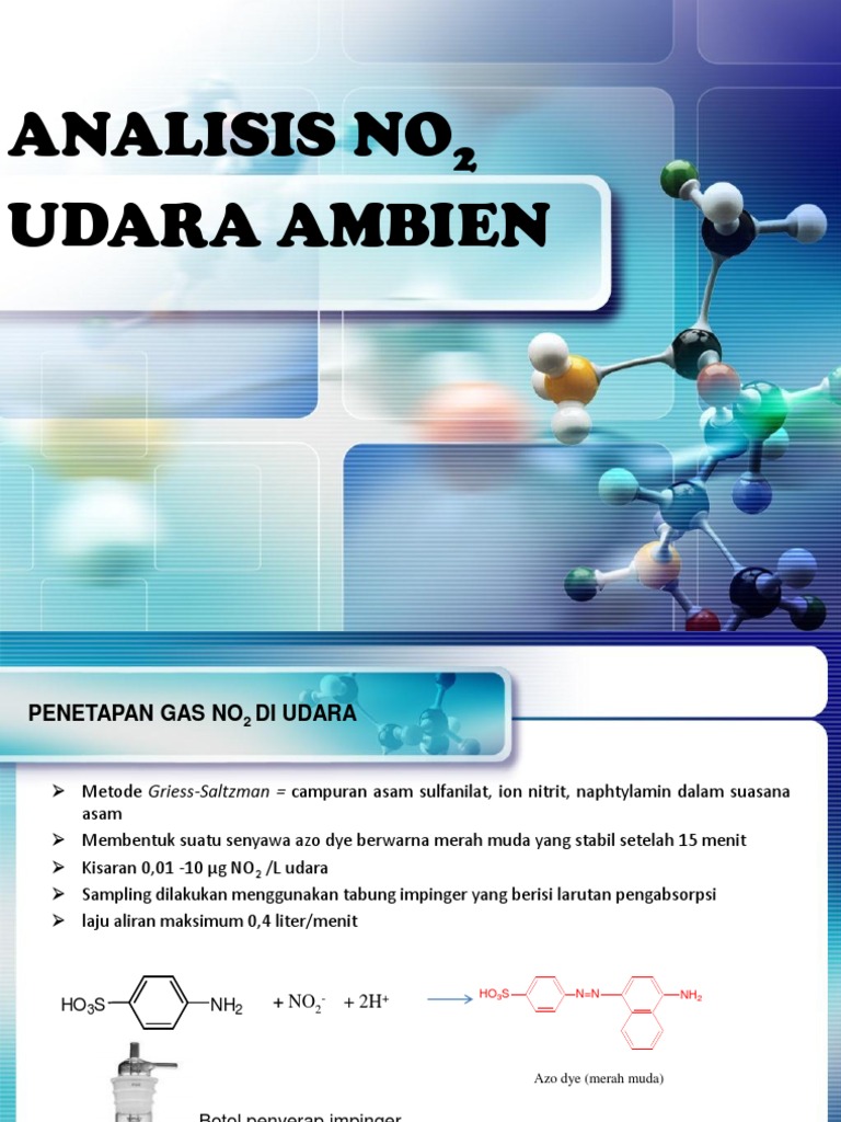 Analisis NO2 (Gries-Saltman) | PDF | Sains & Matematika
