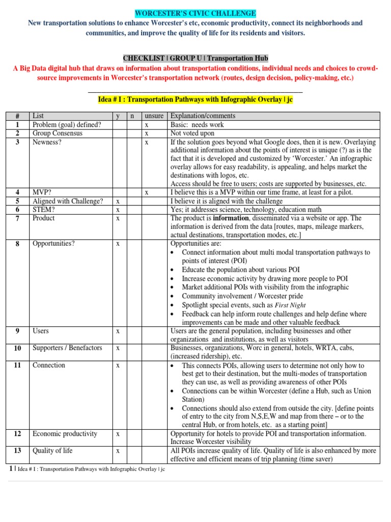 Idea I Transportation Pathways With Infographic Overlay JC | PDF ...