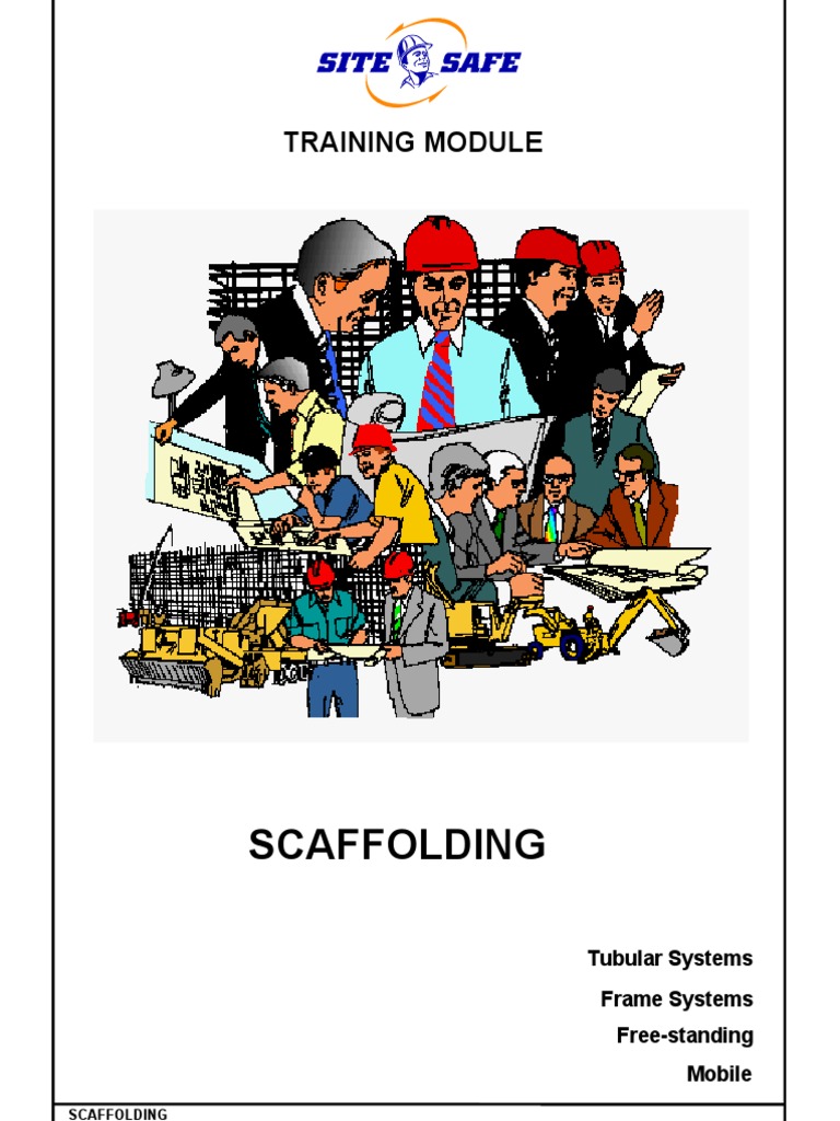 Scaffolding Training Module Aug 2002 | PDF | Scaffolding | Equipment