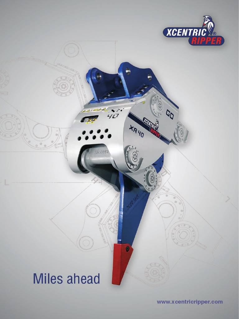 Xcentric Ripper Brochure Eng2013 PDF | PDF | Demolition | Mining