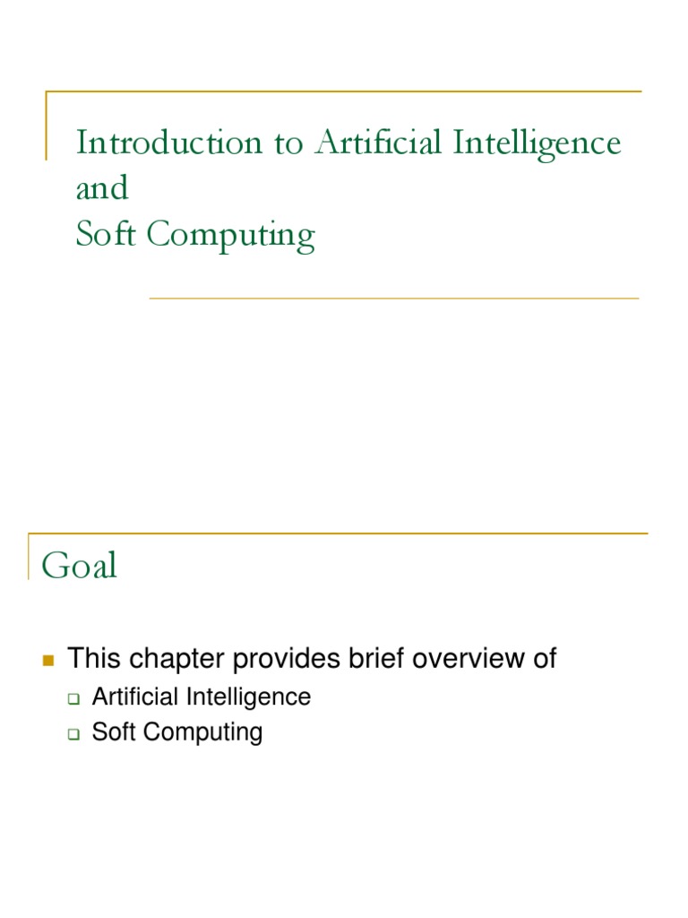 Introduction To Artificial Intelligence | PDF | Knowledge ...