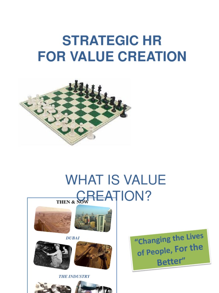 Strategic HR For Value Creation | PDF | Human Resource Management ...