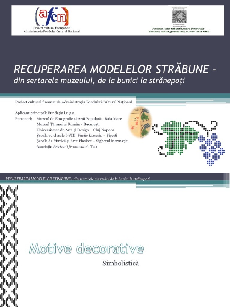Motive Simbolistica in Arta Traditionala | PDF